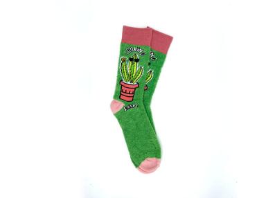 China Women's Fancy Cactus Soft Ankle Socks - 50g to 80g Weight Range with 168N to 200N Needle Options for Custom Manufacturing for sale