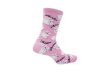 China Customizable Anti-Bacterial Women's Sloth Socks - Cotton/Spandex/Polyester Blend, 500 Dozen MOQ, 45-Day Delivery for sale