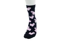 China Custom Alpaca Pink Women's Ankle Boot Socks - Nylon/Spandex Blend, 500 Pairs MOQ, 20-Day Customization for sale