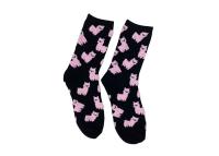 China Custom Alpaca Pink Women's Ankle Boot Socks - Nylon/Spandex Blend, 500 Pairs MOQ, 20-Day Customization for sale