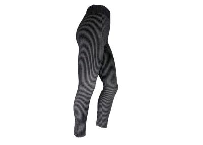 China 320gsm Seamless Women's Stripe Leggings - High Waisted Yoga Pants with Jacquard Design in S/M/L/XL Sizes for sale