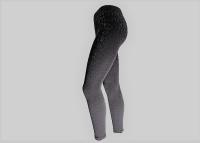 China Women's Lurex Seamless Leggings - 30% Viscose 65% Polyester Blend with Fleece Lining for Office Wear for sale