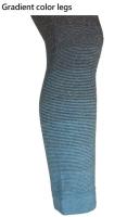 China 305-315gsm Gradient Blue Yoga Leggings | 87% Nylon 13% Spandex | Multi-Size XS-XXL for sale