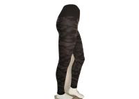 China Black 95% Polyester Womens Seamless Leggings - 230 GSM High Waist Tummy Control Scrunch Design for sale