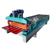 China 1000mm Metal Roof Roll Forming Machine Offering Customizable Roll Forming Solutions for Trapezoidal and Long Span Roofing Sheets for sale