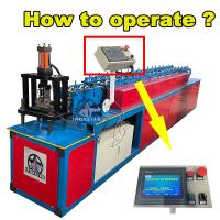 China How to operate shutter door roll forming machine? for sale