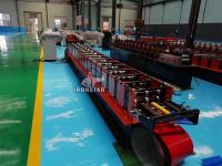 China Touch Screen PLC Automatic Valley Tray & Ridge Cap Roll Forming Machine Metal Roof Capping Profile Making Equipment for sale
