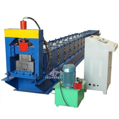 China “Ironstar Automatic K Style Gutter Roll Forming Machine for Aluminium and Galvanized Steel Sheet” for sale