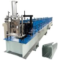 China Automatic Guide Rail Roll Forming Machine for galvanized steel C guide rails with adjustable thickness and customizable size options for sale