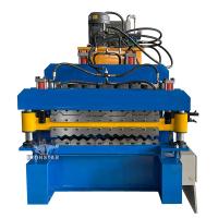 China “840 836 5 Rib Trapezoidal Corrugated Double Layer Roll Forming Machine for Color Steel High Quality 840 836 Trapezoidal Corrugated Double Layer Roll Forming Machine 5 Rib” for sale