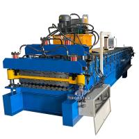 China “840 836 5 Rib Trapezoidal Corrugated Double Layer Roll Forming Machine for Color Steel High Quality 840 836 Trapezoidal Corrugated Double Layer Roll Forming Machine 5 Rib” for sale
