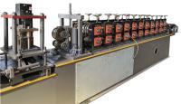 China “High Quality Fully Automatic PLC Control C Channel Punching H Holes Drywall Stud And Track Roll Forming Machine Servo Auto Punch Hydraulic Cutting Perforated Light Steel Keel Cold Roll Forming Line ” for sale