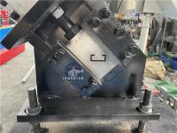 China “High Quality Fully Automatic PLC Control C Channel Punching H Holes Drywall Stud And Track Roll Forming Machine Servo Auto Punch Hydraulic Cutting Perforated Light Steel Keel Cold Roll Forming Line ” for sale