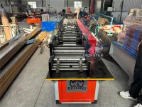 China “100mm sandwich rolling shutter door machine, sandwich shutter roll forming machine, insulated shutter panel forming line, rolling shutter door making machine, cold roll former, metal shutter door ” for sale