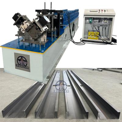 China 3.5 inch C channel and U stud 2 in 1 roll forming machine in America C profile roll forming U stud roll forming machine for sale