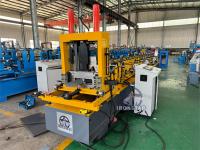 China “Full Automatic 60-200mm Size Interchangeable U Purlin Roll Forming Machine Size Change U Purlin Making Machine Galvanized Steel U Profile Cold Roll Former  Kazakhstan Steel Structure Construction ” for sale