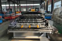 China “Double Layer Roll Forming Machine 6 Rib Trapezoidal and 6 Rib Bamboo Tile 2 Layer Roofing Sheet Making Machine for Romania” for sale