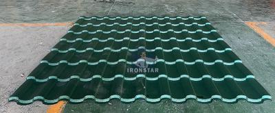 China “Andalusia Metal Roofing Tile Roll Forming Machine Galvanized Steel Roofing Tile Production Machine Professional Roof Tile Making Equipment for Azerbaijan Roofing Market” for sale