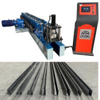 China 30*50mm and 30*70mm 2 sizes in 1 U guide rail roll forming machine for Nicaragua shutter door track machine for sale