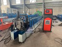 China “America Standard C Guide Rail Roll Forming Machine Automatic Shutter Door Siding Track Making Machine For Metal Rolling Shutter” for sale