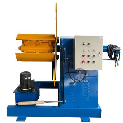 China 5 ton 500mm width hydraulic decoiler Galvanized steel or PPGI 15 working days for sale
