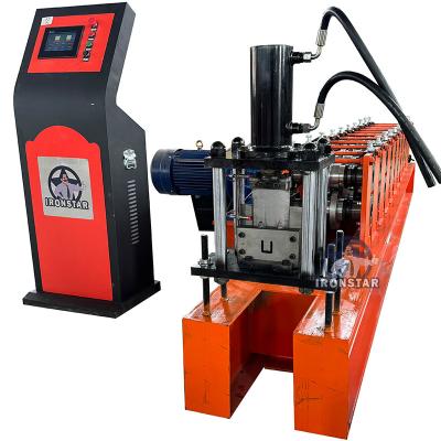 China “Russia Popular 32×25mm UPurlin Roll Forming Machine Cold Roll Forming U Profile Purlin Production Line High Precision 32*25mm U Purlin Roll Forming Machine Steel Structure U Profile Making Machine S” for sale