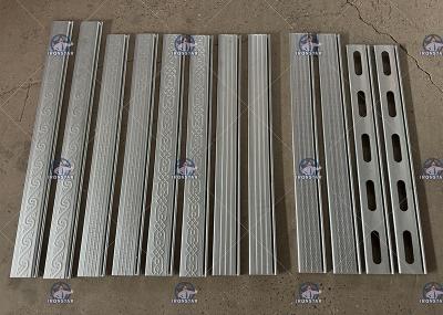 China “Perforated Rolling Shutter Door Roll Forming Line Venezuela Automatic Punching Roller Shutter Slat Making Machine” for sale