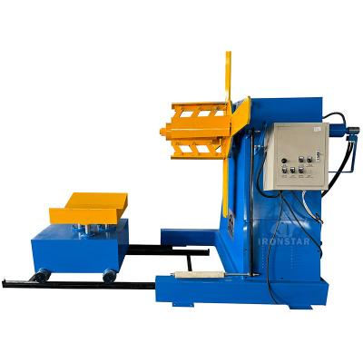 China 5 ton 500mm width hydraulic decoiler with car for sale