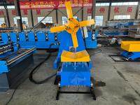 China 5 Ton Hydraulic Decoiler With Coil Car, 500mm Width Automatic Uncoiling Equipment For Roll Forming Line for sale