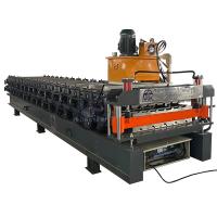 China 5 rib and 7 rib double deck 750 roof sheet roll forming machine for Malaysia for sale