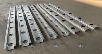 China “US Standard Punching Holes Omega Profile Roll Forming Machine Top Hat Purlin Roll Forming Machine With Hole Punching Function US Specification Omega Profile Top Hat Roll Forming Machine ” for sale