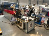 China “US Standard Punching Holes Omega Profile Roll Forming Machine Top Hat Purlin Roll Forming Machine With Hole Punching Function US Specification Omega Profile Top Hat Roll Forming Machine ” for sale