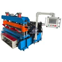 China TR4 crimping roof sheet roll forming machine in Peru Crimping machine | curving machine | automatic Horizontal crimp for sale