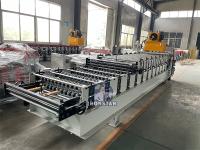 China “Ironstar 836 Wave Sheet 828 Roof Tile Double Layer Roll Forming Machine Equipped With Flying Cutting System Two In One Roof Tile Making Machinery High Speed Metal Roofing Sheet Production Line ” for sale