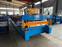 China “5 Rib 4 Rib Trapezoidal Sheet Double Deck Roll Forming Machine 2 Layer Roll Forming Machine Full Automatic Metal Roofing Sheet Forming Equipment Production Line High Efficiency” for sale