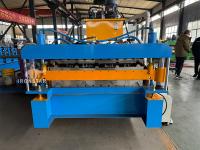 China “Double Deck 2 Layer Roll Forming Machine 5 Rib and 4 Rib Trapezoidal Sheet Profiles Full Automatic Roof Sheet Roll Forming Machine for Metal Roofing Panel Production Line” for sale