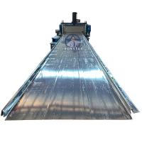 China “North America Standard Portable KR18 KR24 Snap Lock Standing Seam Roll Forming Machine PLC Controlled Self Lock Metal Roof Wall Panel Equipment” for sale