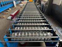 China “Ironstar 850 Type Roof Sheet Making Machine 0.3-0.8mm Corrugated Roof Panel Roll Forming Machine for Chile” for sale