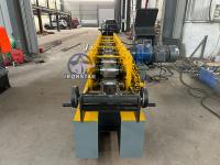 China 2.5mm 50*50mm tracking cutting angle bead roll forming machine in Cambodia for sale