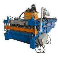 China “Ironstar Double Deck Machine 6 Rib and 6 Rib Trapezoidal Roofing Sheet 2 Layer Roll Forming Machine Fully Automatic High Efficiency Cold Roll Forming Equipment Roof Panel Production Line for America” for sale