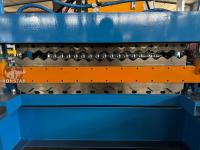 China “Ironstar CE Certified European Standard Double Layer Roll Forming Machine 5 Rib and 6 Rib Trapezoidal Sheet Automatic Metal Roofing Sheet Making Machine Roof Panel Production Line for Hungary” for sale