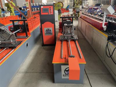 China Metal Sheet Omega Furring Channel Roll Forming Machine Featuring Hydraulic Cutting and PLC Control Box for Omega Profile Manufacturing for sale
