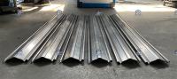 China “Automatic Galvanized Steel Rolling Shutter Slat Door Roll Forming Machine Mexico Custom Profile Rolling Shutter Slat Door Roll Forming Machine For Mexico Client” for sale