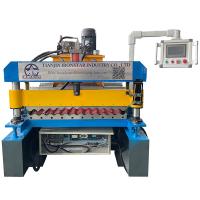 China “850 Type Roof Sheet Making Machine 0.3-0.8mm Customized Corrugated Roof Panel Roll Forming Machine for Chile” for sale