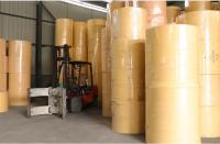 China Biodegradable 500gsm Heavy Duty Brown Kraft Paper Roll 50gsm Gift Wrapping for sale