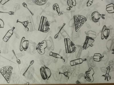 China 20-60gsm Food Wrapping Paper , Non Toxic Wrap Burger Wax Paper for sale