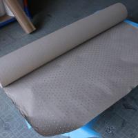 China Triangular Perforated Kraft Paper Cover 120gsm Brown Packaging Roll for sale