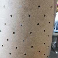 China Garment Perforated Kraft Paper 40gsm Underlay Brown 60 Inch for sale