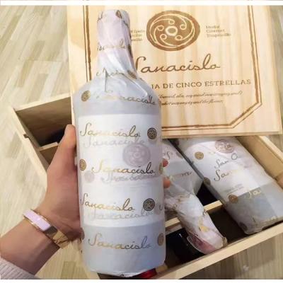 China Uncoated Fruit Wrapping Paper Virgin Pulp 17gsm Wine Bottle Tissue for sale