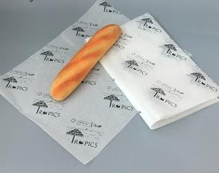 China White Eco Friendly Food Wrapping Paper Parchment Food Grade Hot Sandwich for sale